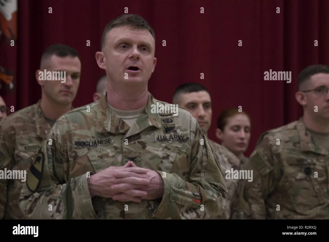 U.S. Army Col. Chris M. Coglianese, U.S. Army Central deputy chief of ...