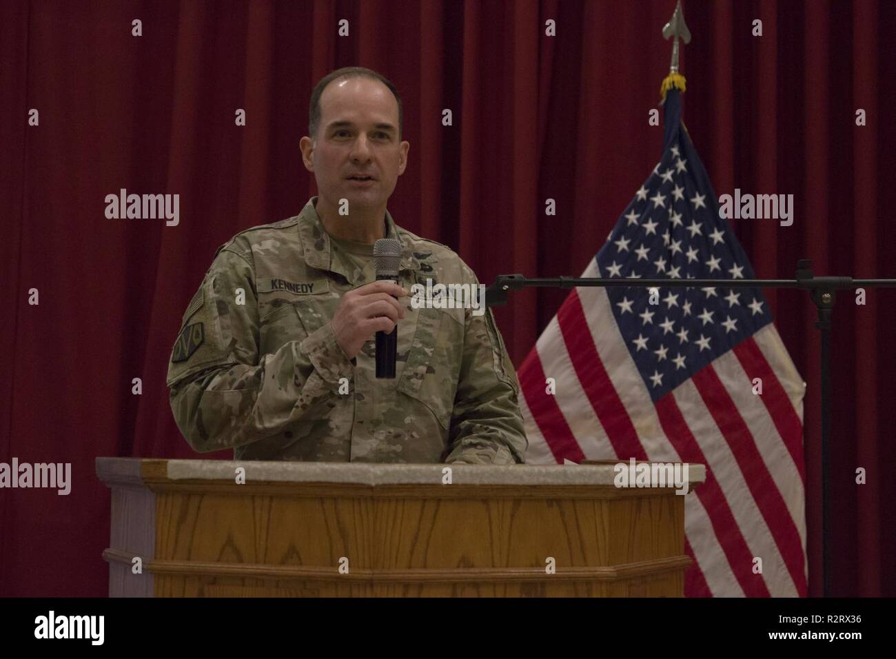 U.S. Army Col. Matthew J. Kennedy, U.S. Army Central forward operations ...