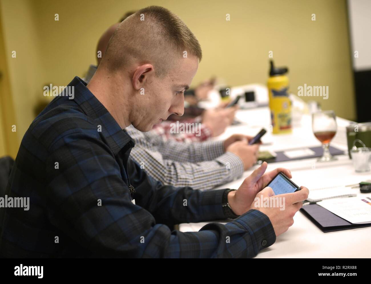 Senior Airman Jonathan Thiel, assigned to the 153rd Security Forces ...