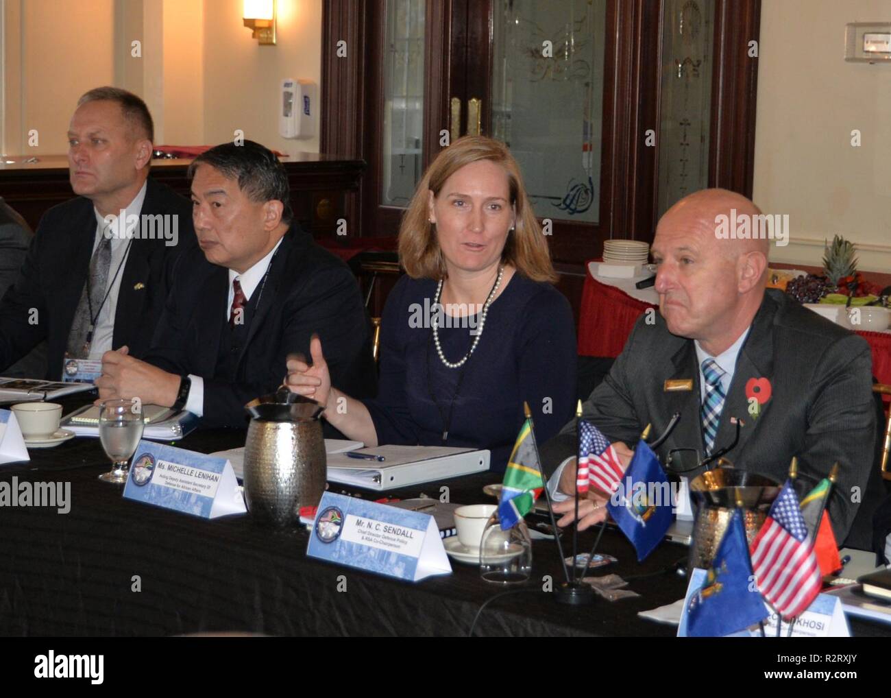 Co-chairs of the 2018 Defense Committee meeting for the United States ...