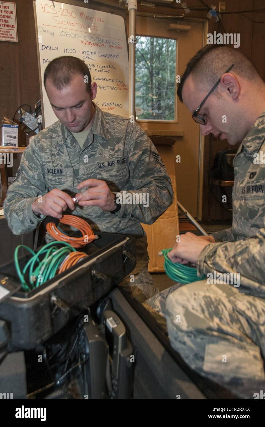 Staff Sgt. Rory Mclean and Staff Sgt. Kenny Lebel, 104th Communications ...