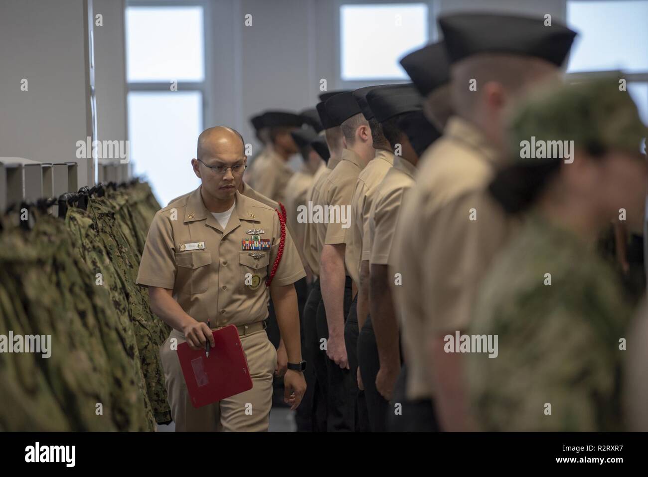 GREAT LAKES, Ill. (Nov. 7, 2018) Chief Hospital Corpsman Duy Tran ...