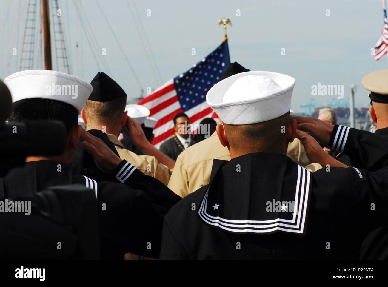 Fotu Misa (Right), an Immigration Services Officer with the US ...