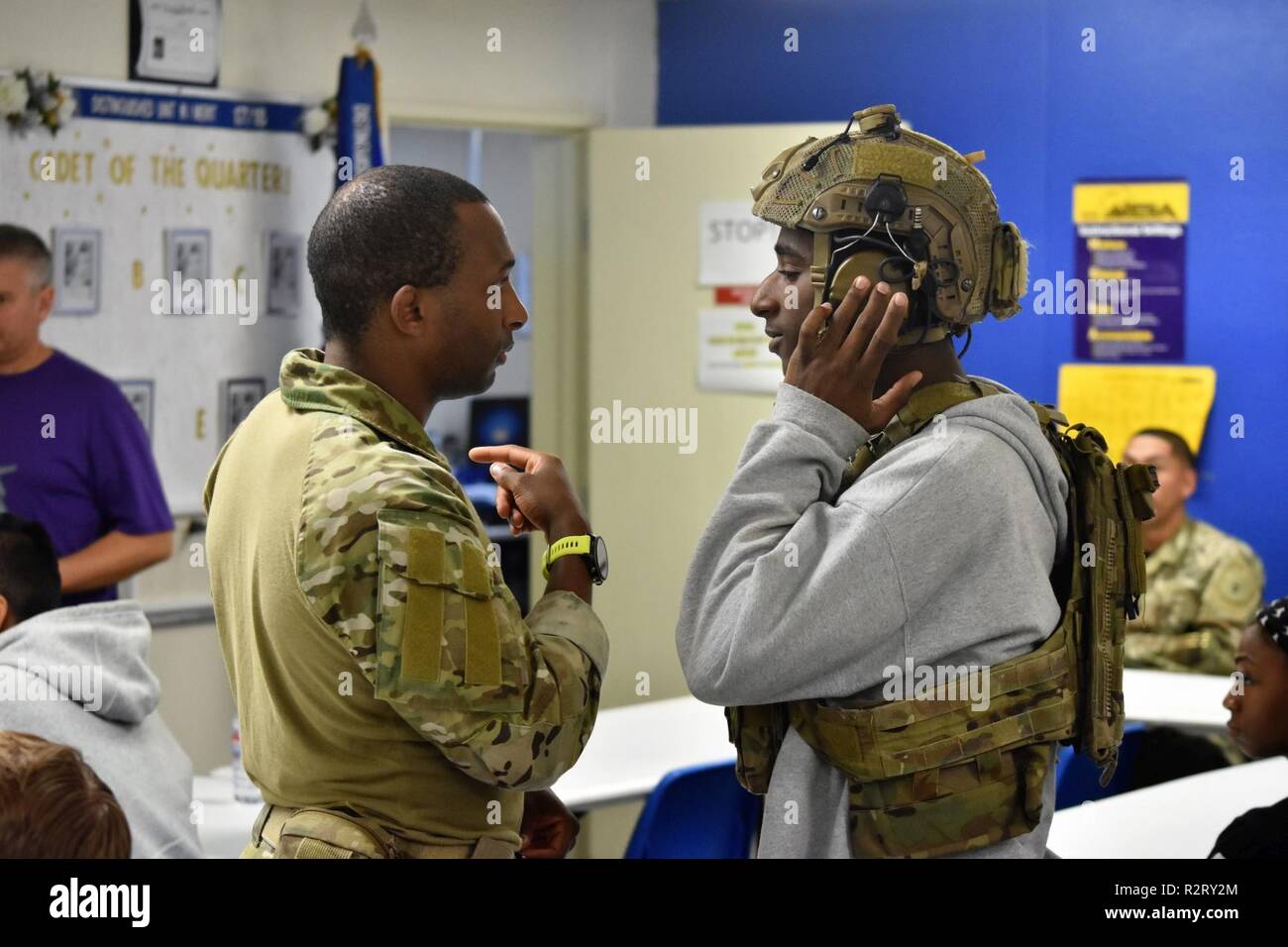 Sgt. Christopher Livingston, combat medic, 2nd Battalion, 75th Ranger ...