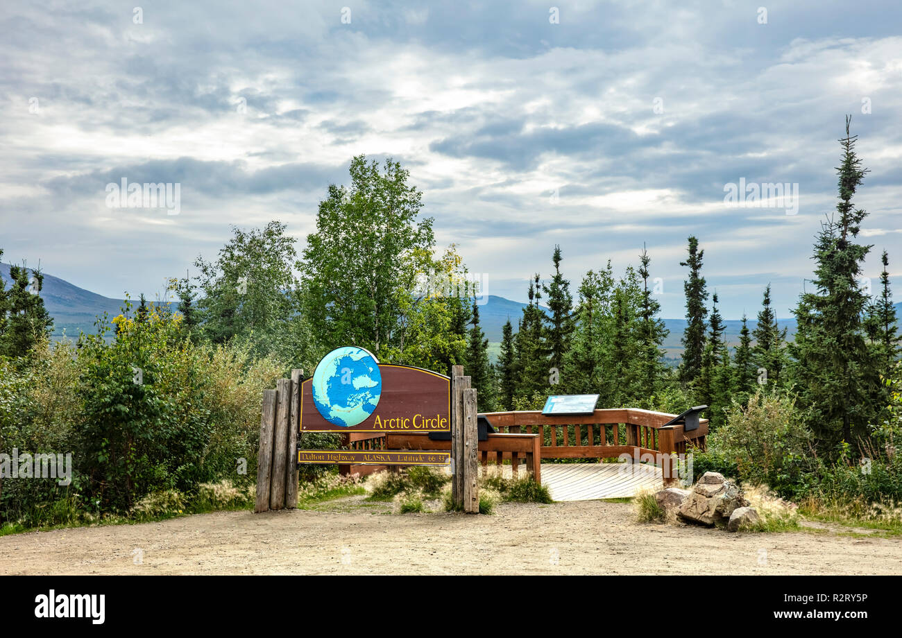 Blm arctic circle monument sign hi-res stock photography and images - Alamy