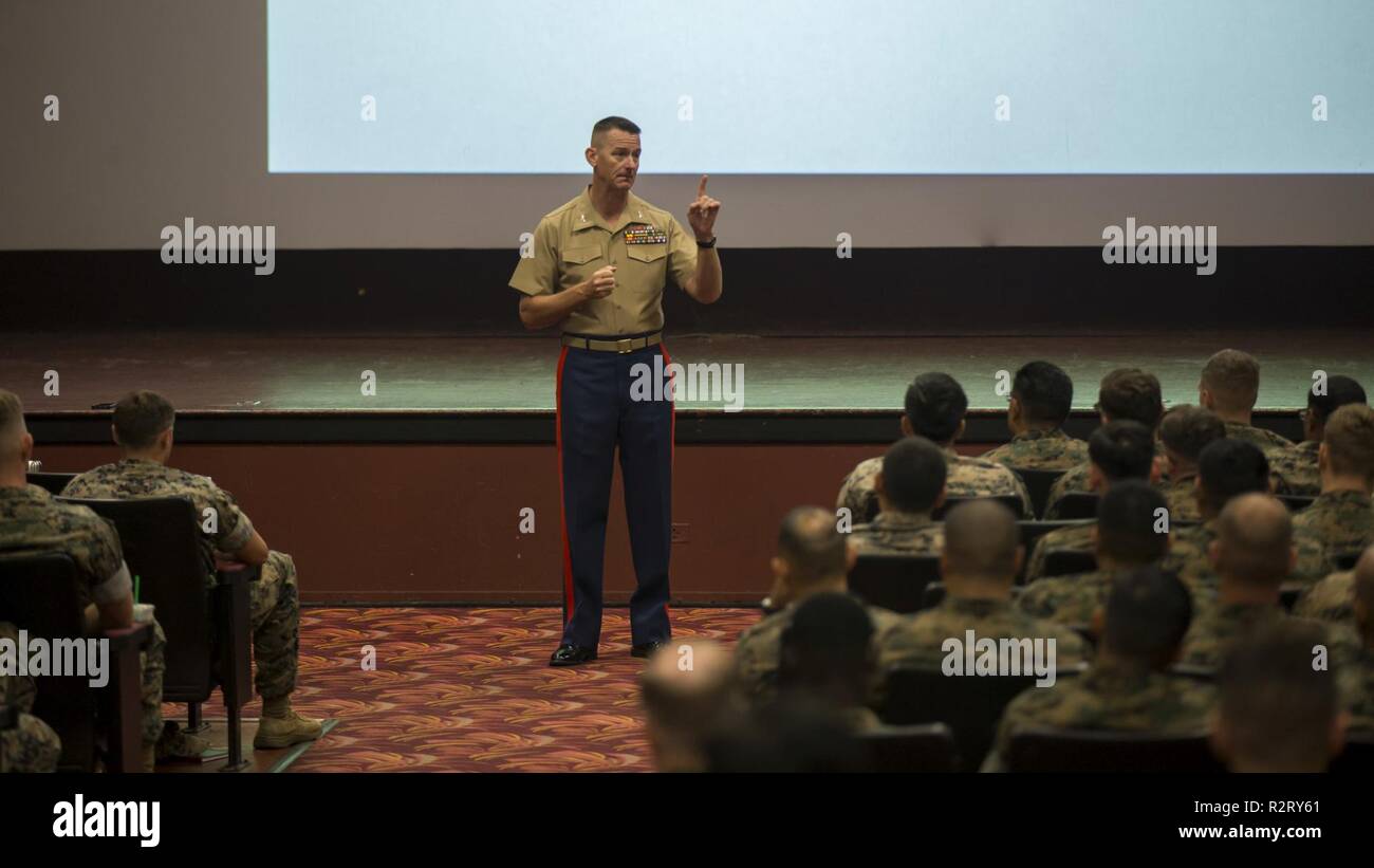 U.S. Marine Corps, Col. Michael Styskal, commanding officer, 3rd Marine ...