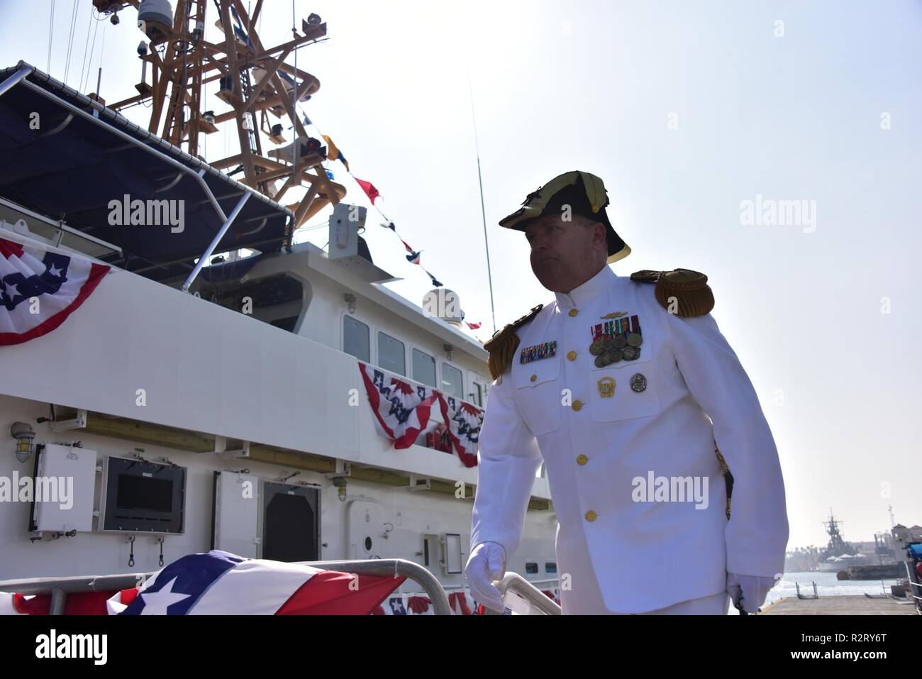 Coast Guard Capt. Stephen Matadobra, the service's Golden Ancient ...