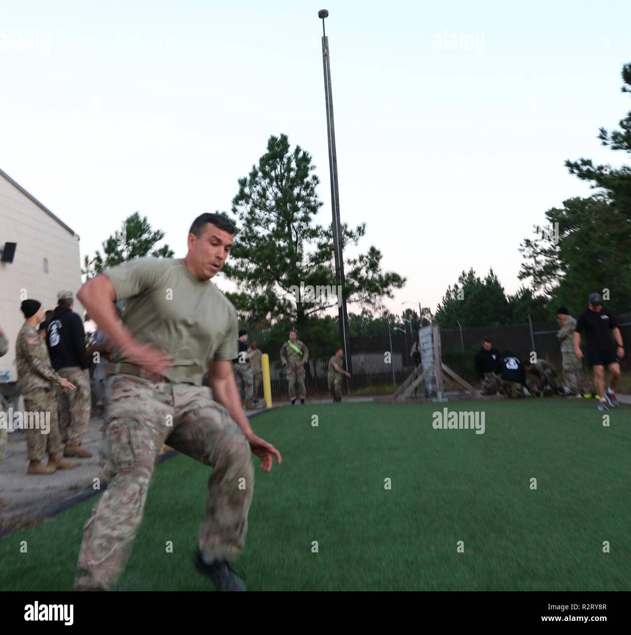 Camaraderie among soldiers hi-res stock photography and images - Alamy