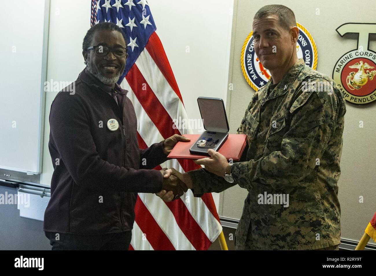 U.S. Marine Corps Col. Jeffrey C. Holt , deputy commander, Marine Corps ...