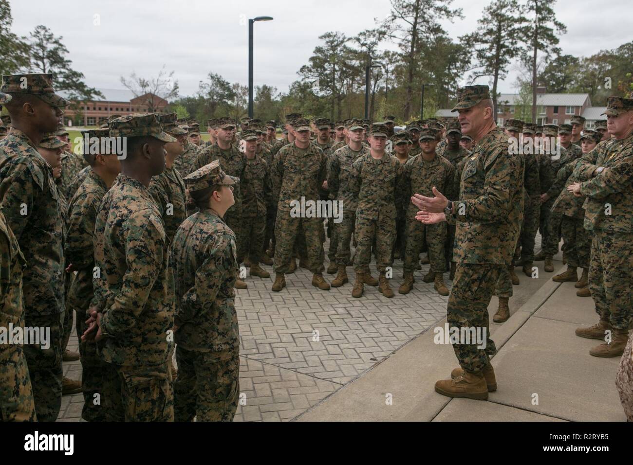 U.S. Marine Corps Brig. Gen. Karsten S. Heckl, the 2nd Marine Aircraft ...