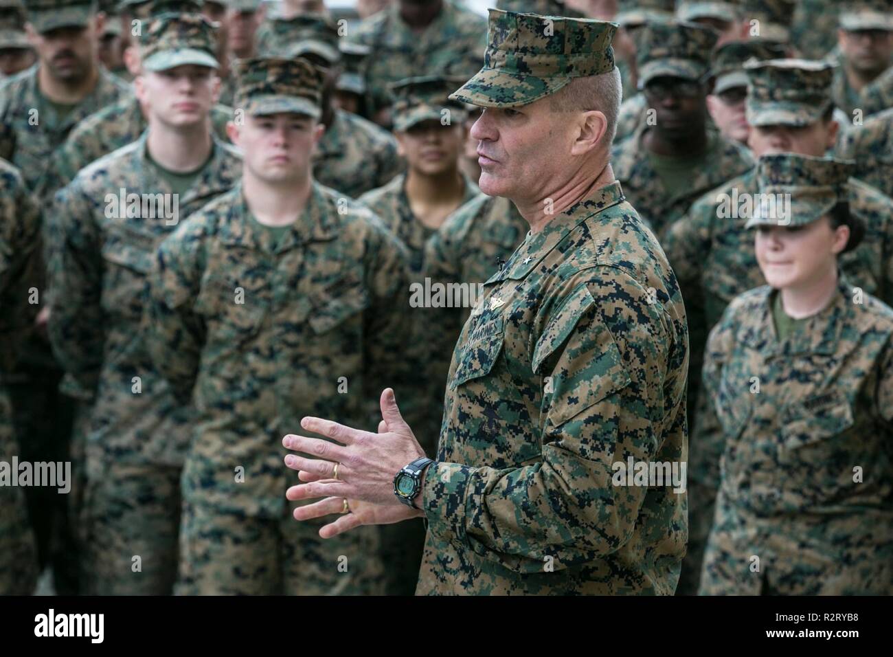U.S. Marine Corps Brig. Gen. Karsten S. Heckl, the 2nd Marine Aircraft ...
