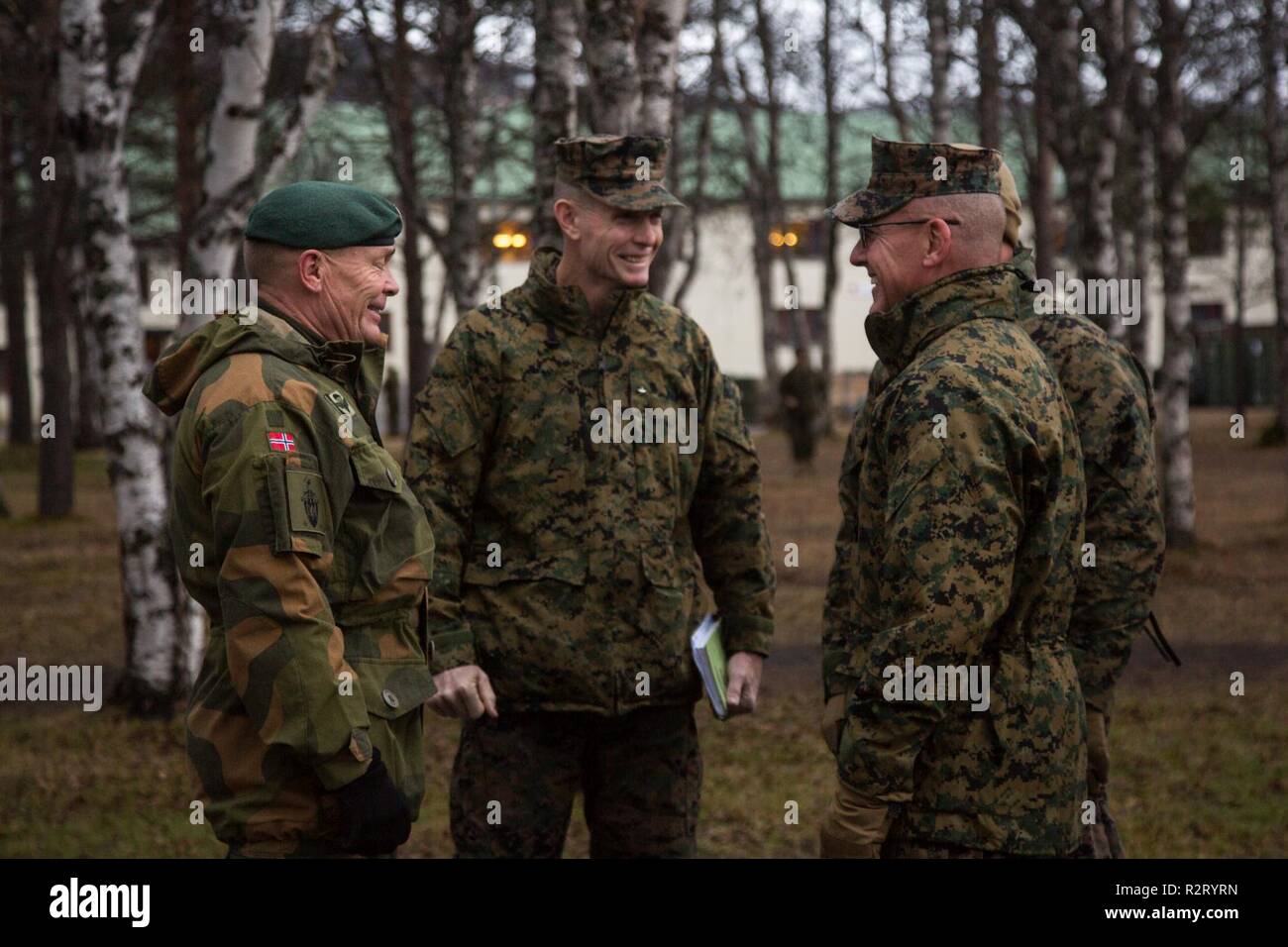 U.S. Marine Corps Lt. Gen. Robert F. Hedelund, the II MEF commanding ...