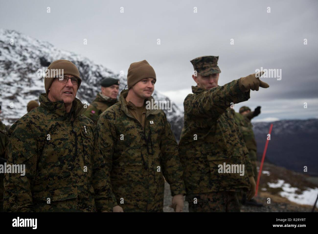 U.S. Marine Corps Lt. Gen. Robert F. Hedelund, the II MEF commanding ...