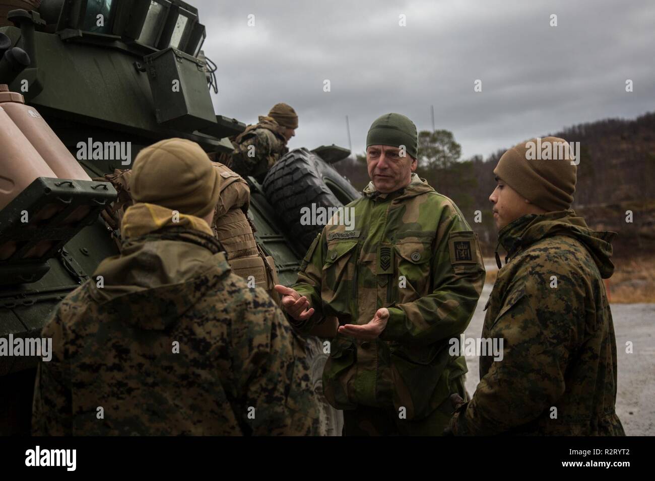 U.S. Marine Corps Lt. Gen. Robert F. Hedelund, the II MEF commanding ...