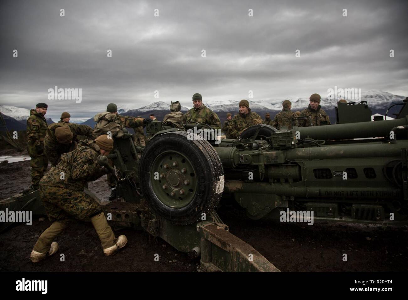 U.S. Marine Corps Lt. Gen. Robert F. Hedelund, the II MEF commanding ...