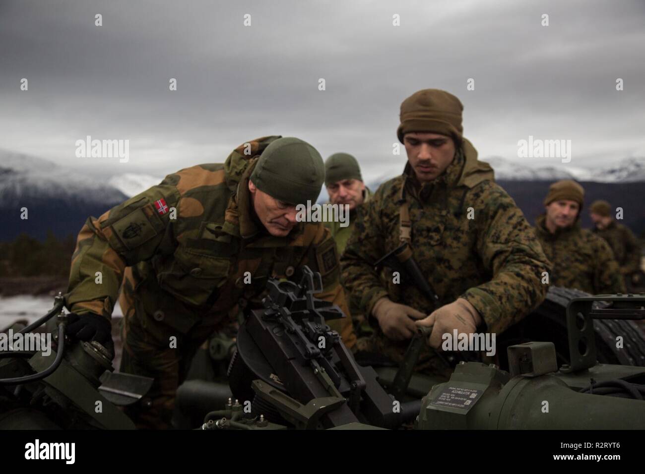 U.S. Marine Corps Lt. Gen. Robert F. Hedelund, the II MEF commanding ...