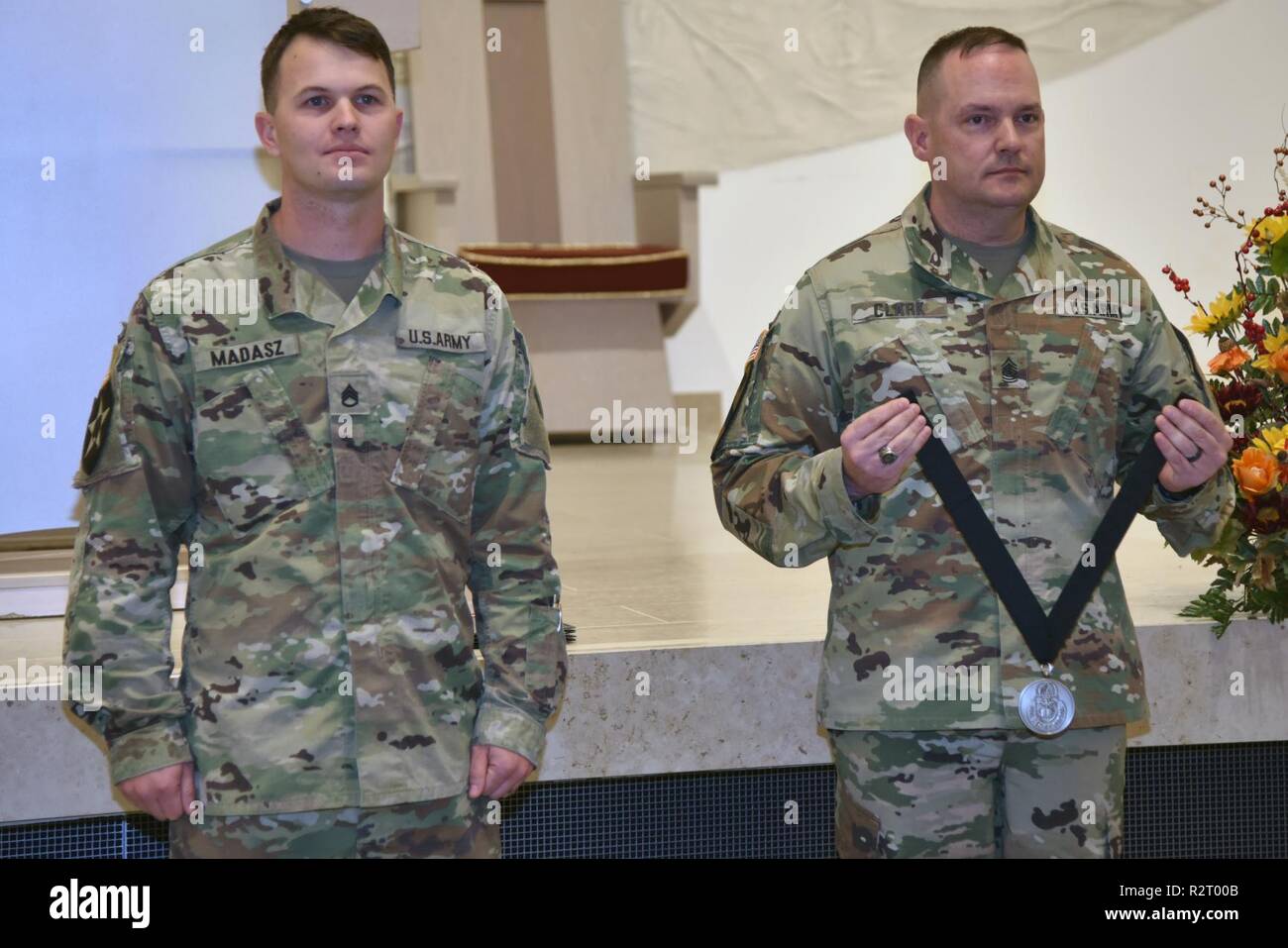 Sgt. Maj. David Clark, the U.S. Army Europe chief of religious affairs ...