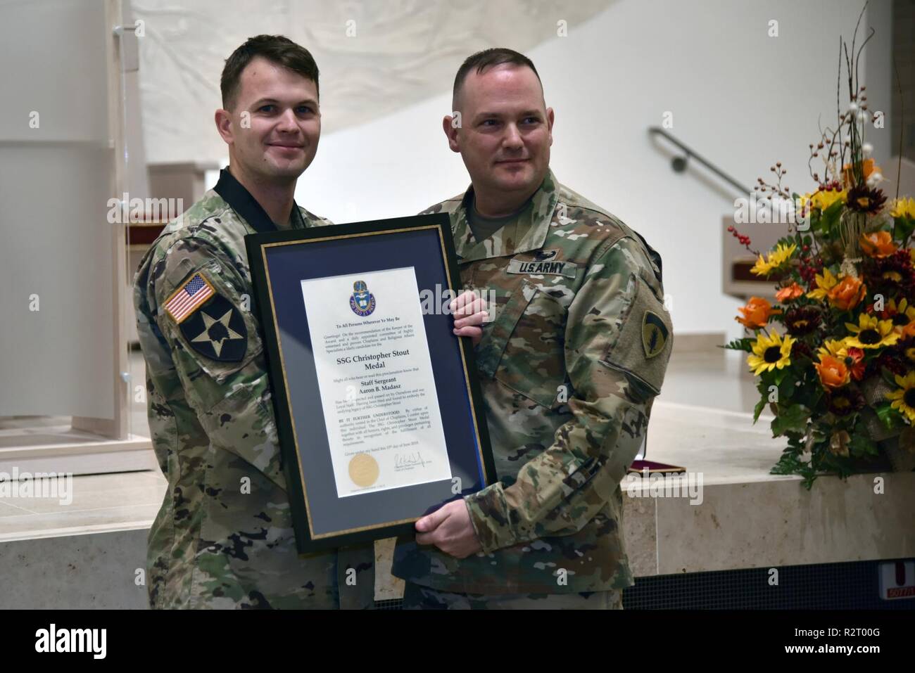 Sgt. Maj. David Clark, the U.S. Army Europe chief of religious affairs ...