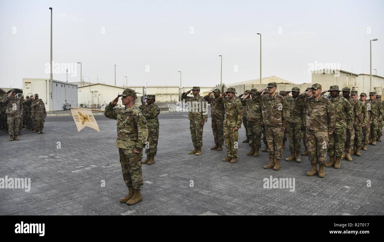 U.S. Air Force Col. Scott Minton, 380th Air Expeditionary Wing vice ...
