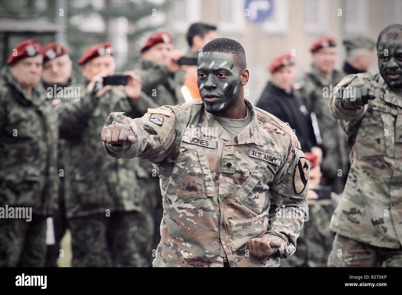 U.S. Army =Spc. Plase Jones, assigned to the 91st Brigade Engineer ...