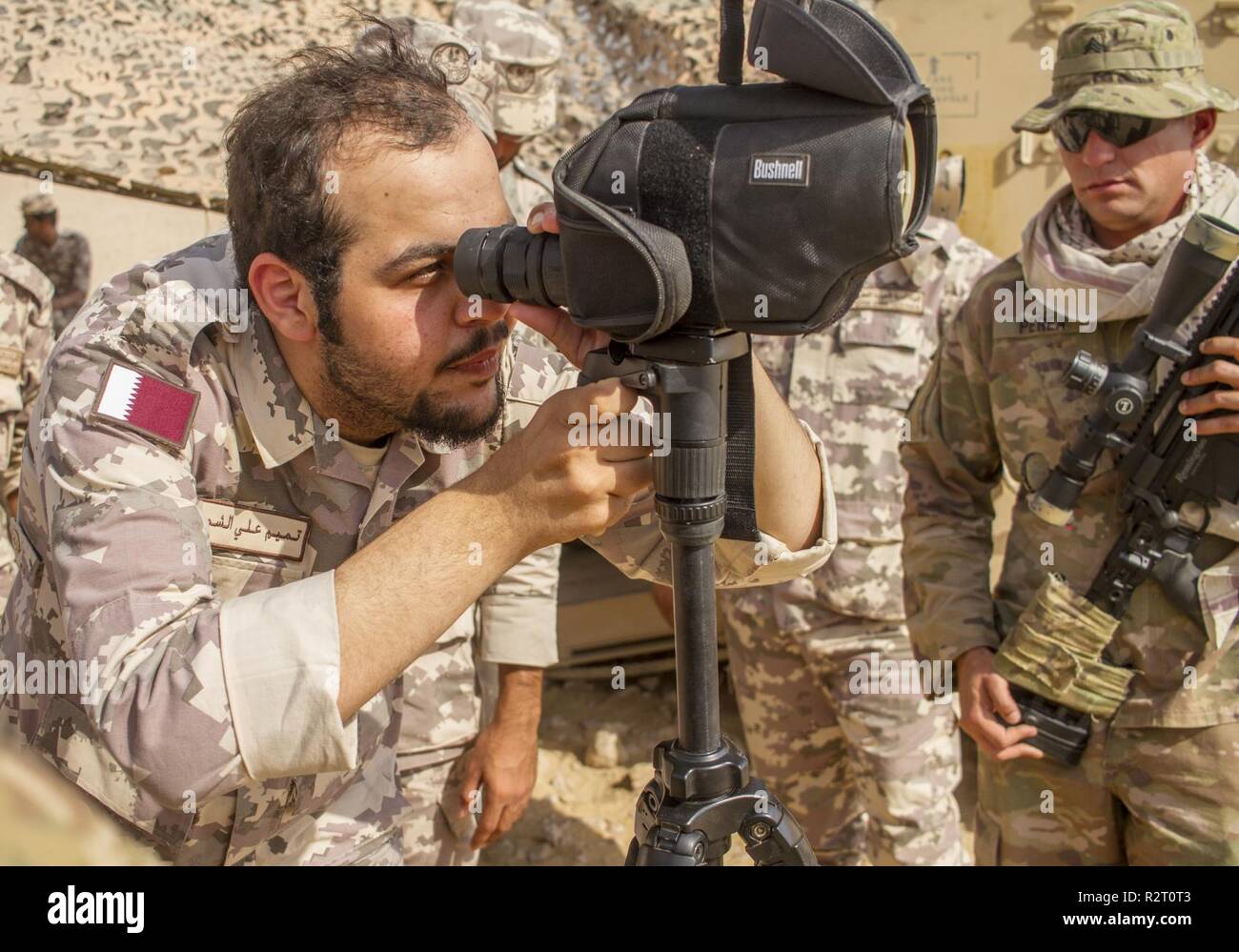 UM HATTAH, Qatar – U.S. Army Soldiers with 2nd Battalion, 198th Armor ...