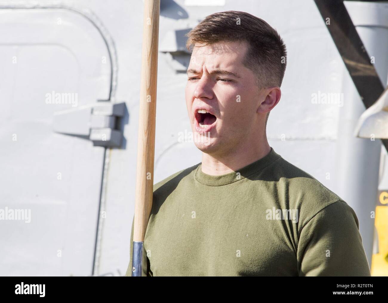 MEDITERRANEAN SEA (Nov. 3, 2018) U.S. Marine Corps Cpl. Grayson Osteen ...