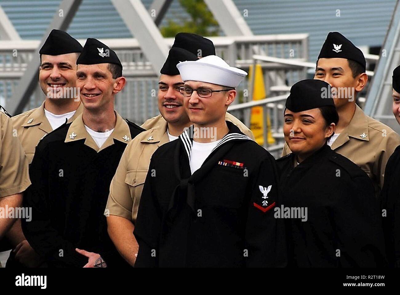 The Hampton Roads Naval Museum hosted a re-enlistment ceremony today ...