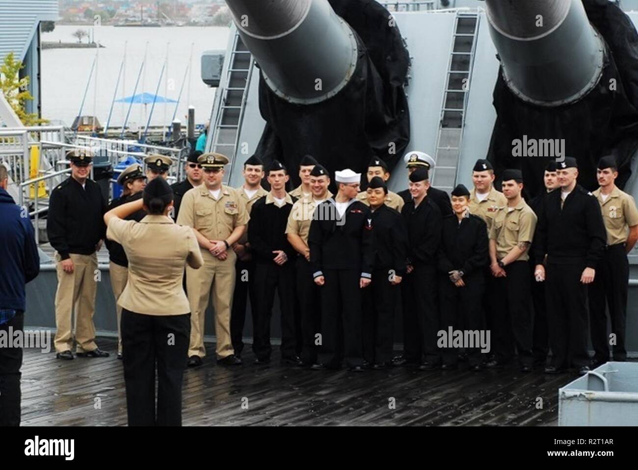 The Hampton Roads Naval Museum hosted a re-enlistment ceremony today ...