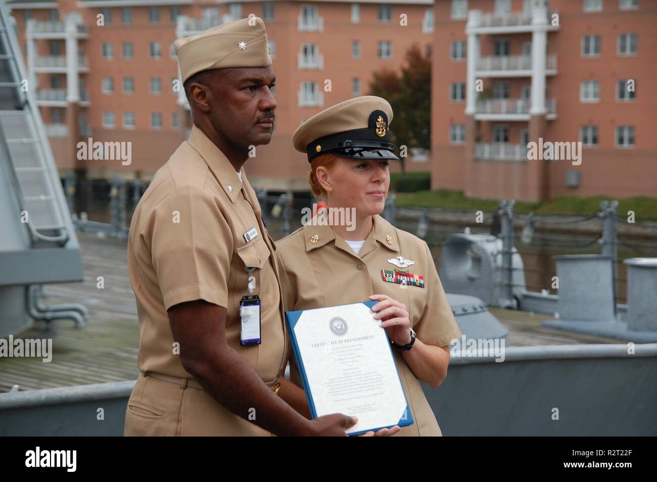 The Hampton Roads Naval Museum proudly hosted a re-enlistment ceremony ...