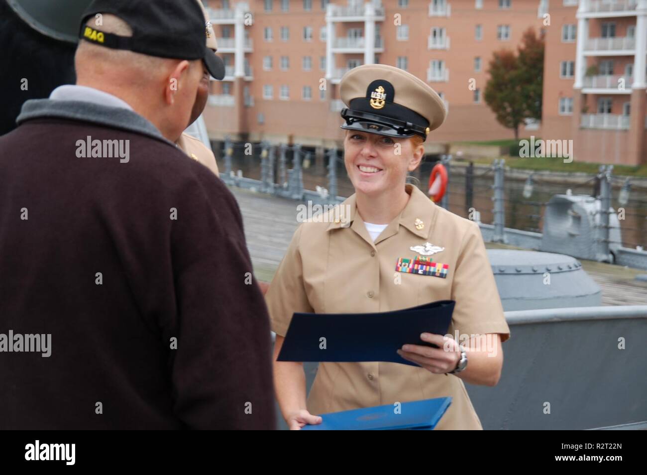 The Hampton Roads Naval Museum proudly hosted a re-enlistment ceremony ...