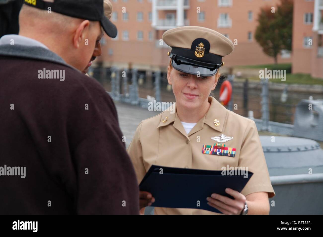 The Hampton Roads Naval Museum proudly hosted a re-enlistment ceremony ...