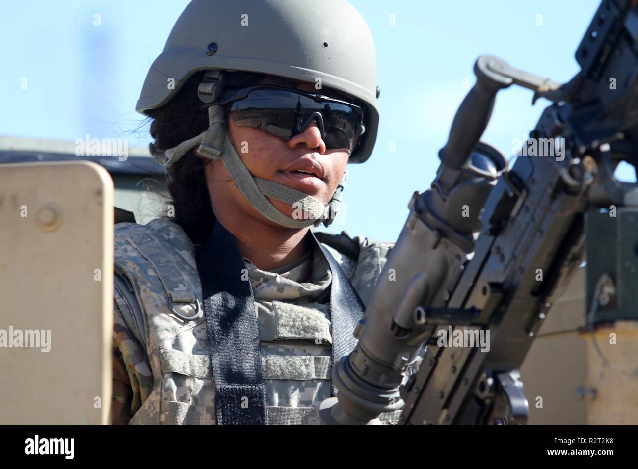 Spc. Savannah McLaughlin from the 824th Quarter Master Company, based ...