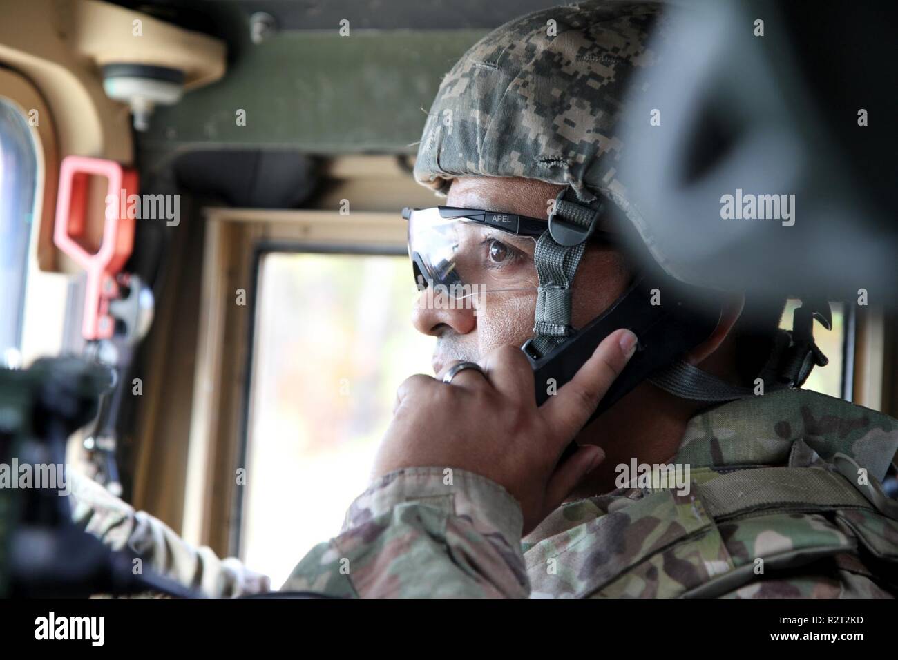 Spc. Arturo Rodriguez from the 824th Quarter Master Company, based in ...