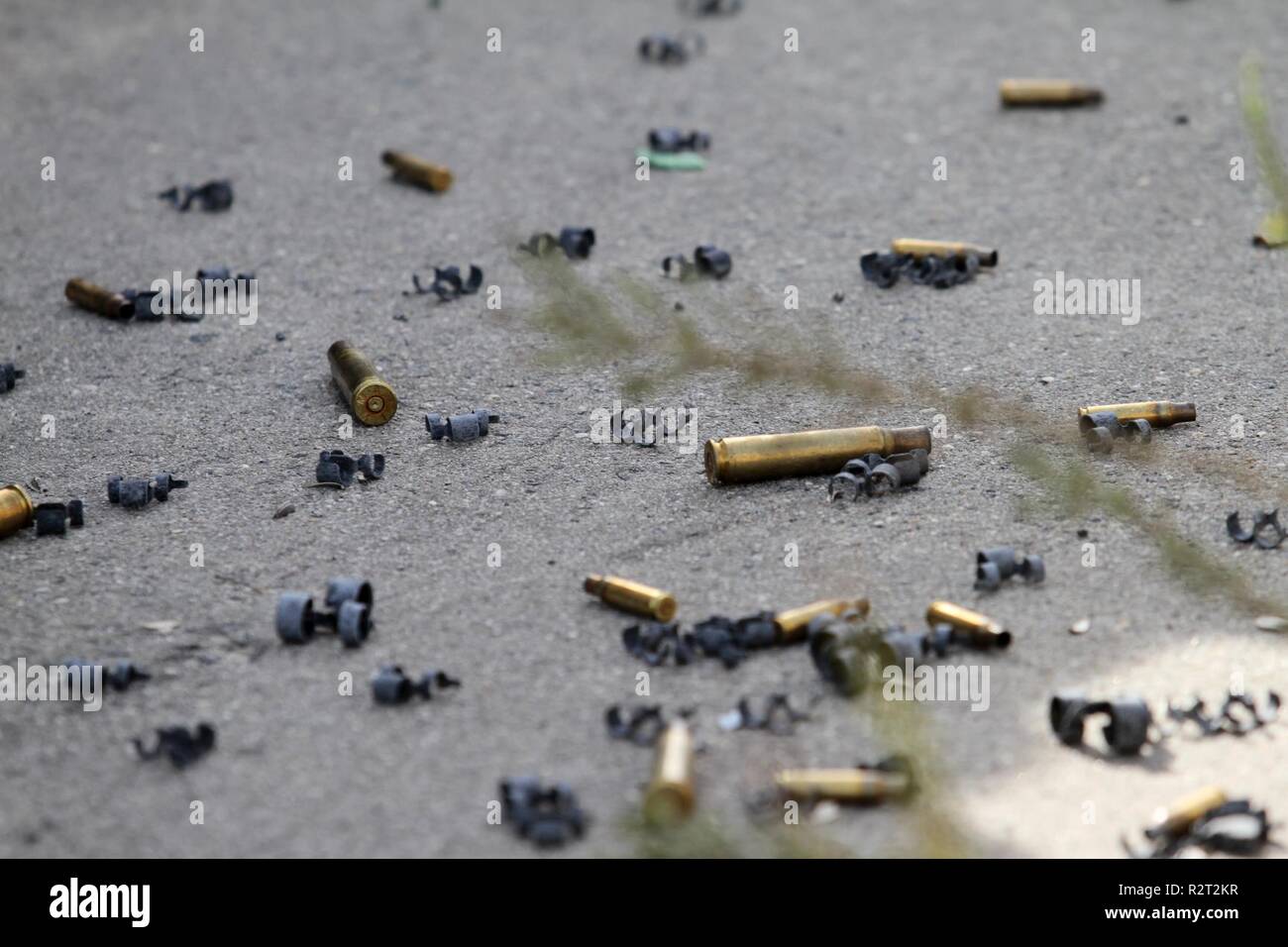 Machine Gun Shells Brass Shells High Resolution Stock Photography and ...