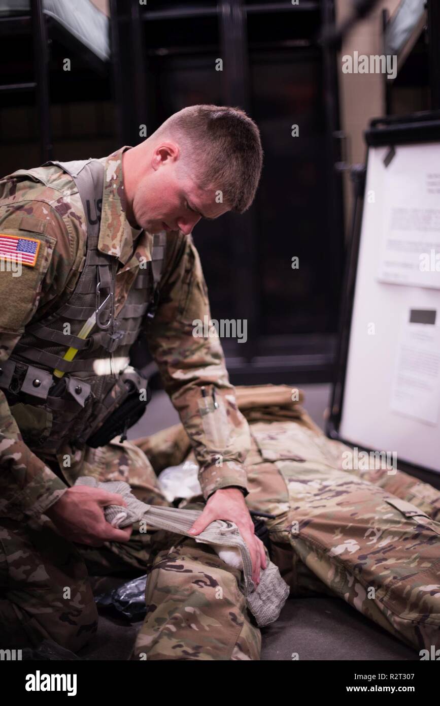 Sgt. Cody Wright, medic with Charlie Company, 700th Brigade Support ...