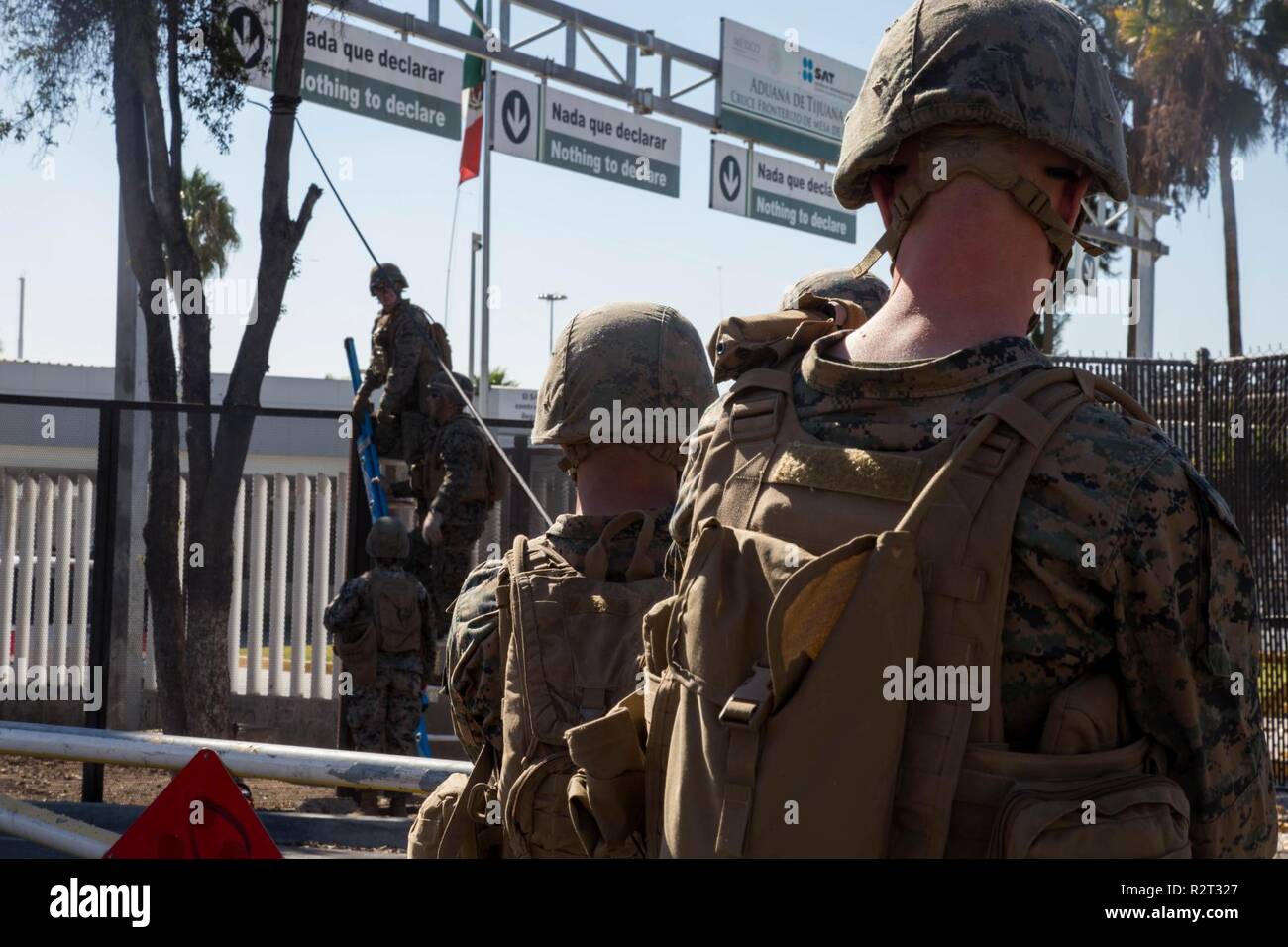 U.S. Marines with 7th Engineer Support Battalion, Special Purpose ...