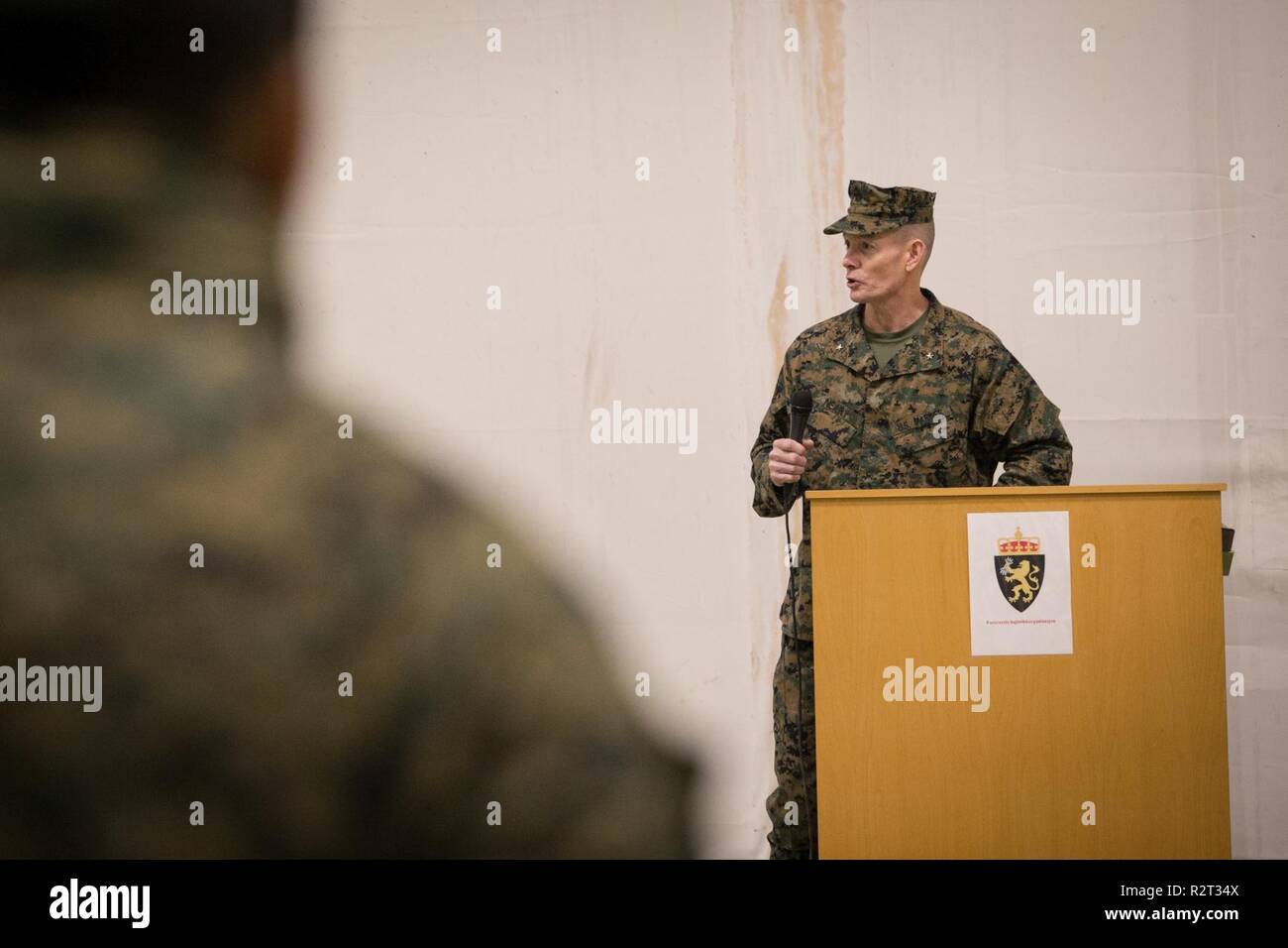 The commanding general of 2nd marine expeditionary brigade hi-res stock ...