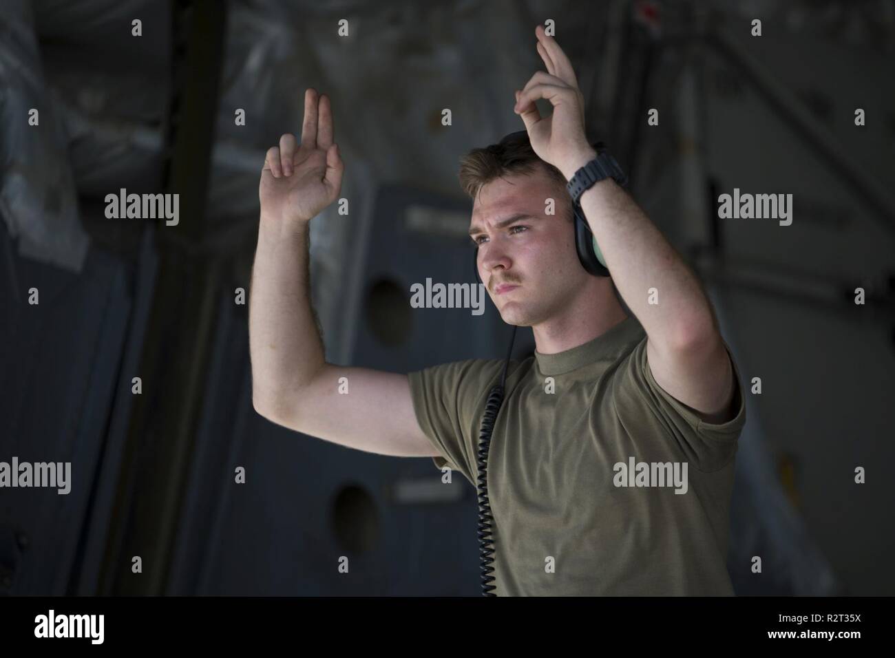 Airman 1st Class Kaleb Norris, 517th Airlift Squadron loadmaster ...
