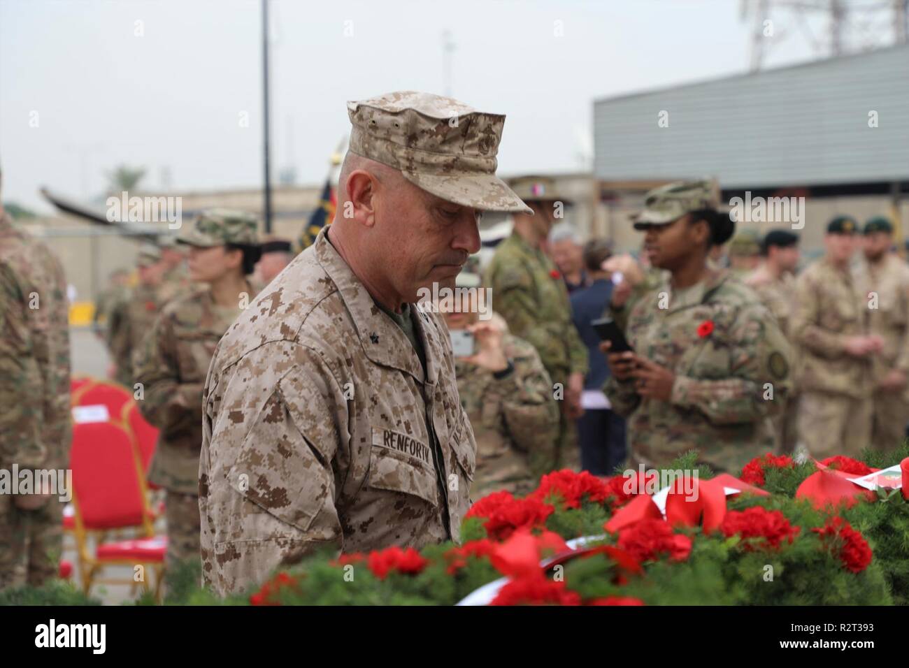 US Marine Corps. Brig. Gen. Austin Renforth, theater Deputy Commanding ...