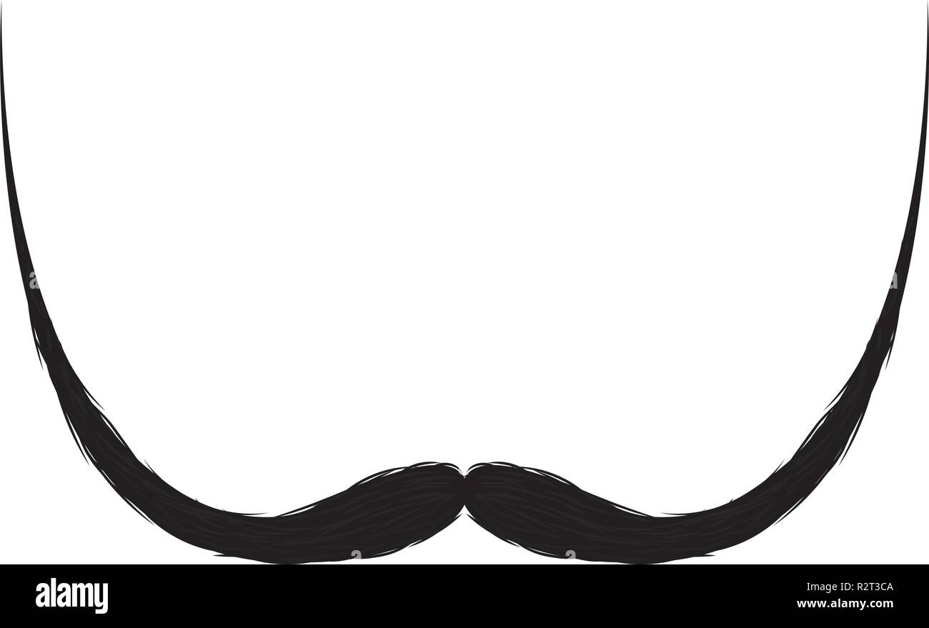 Abstract cute mustache Stock Vector Image & Art - Alamy