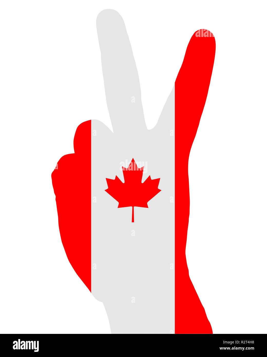 Canadian gesture hand hi-res stock photography and images - Alamy
