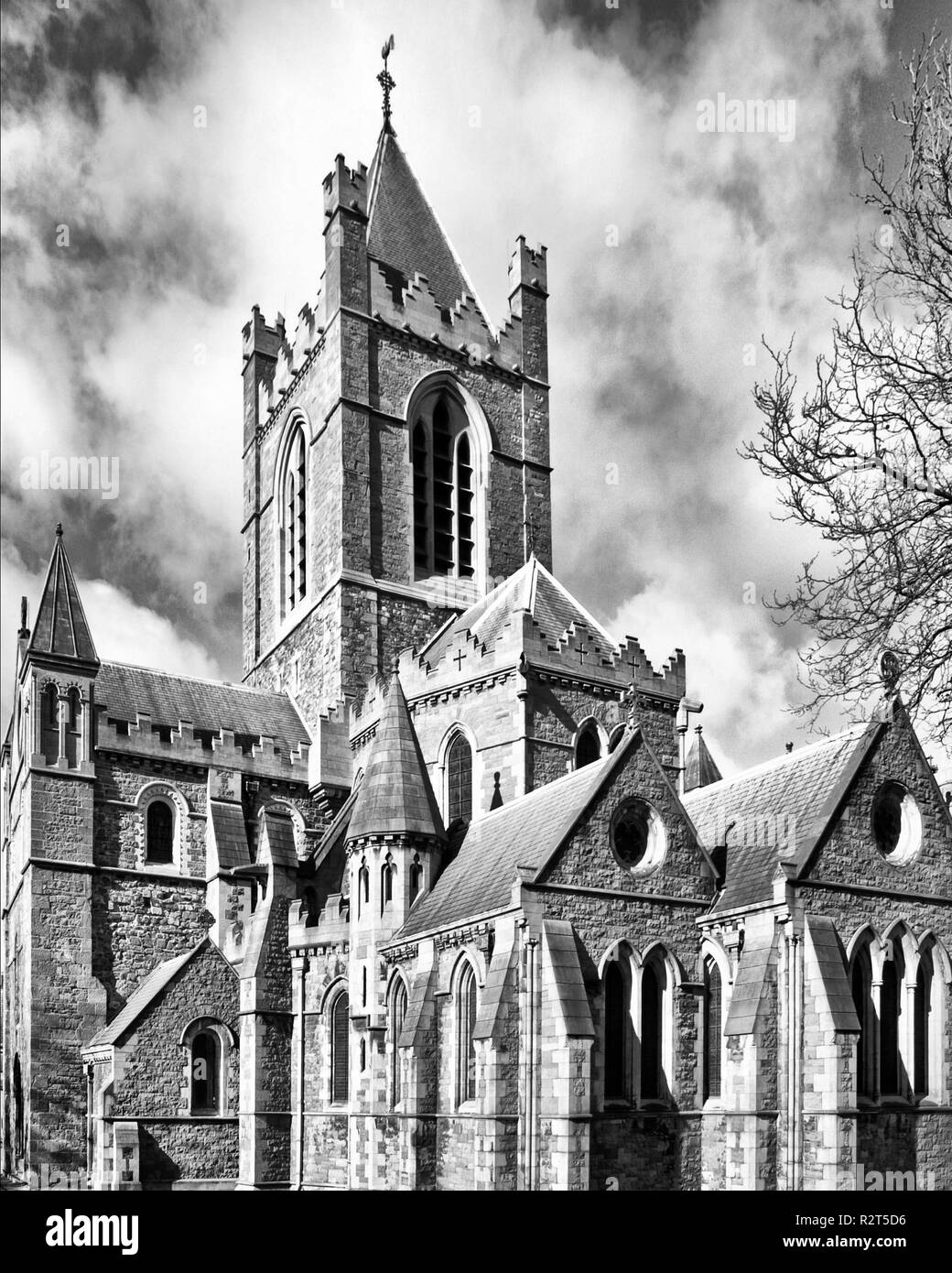 Irish gothic architecture Black and White Stock Photos & Images - Alamy
