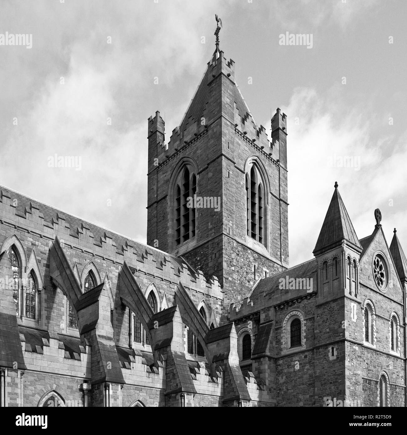 Irish gothic architecture Black and White Stock Photos & Images - Alamy