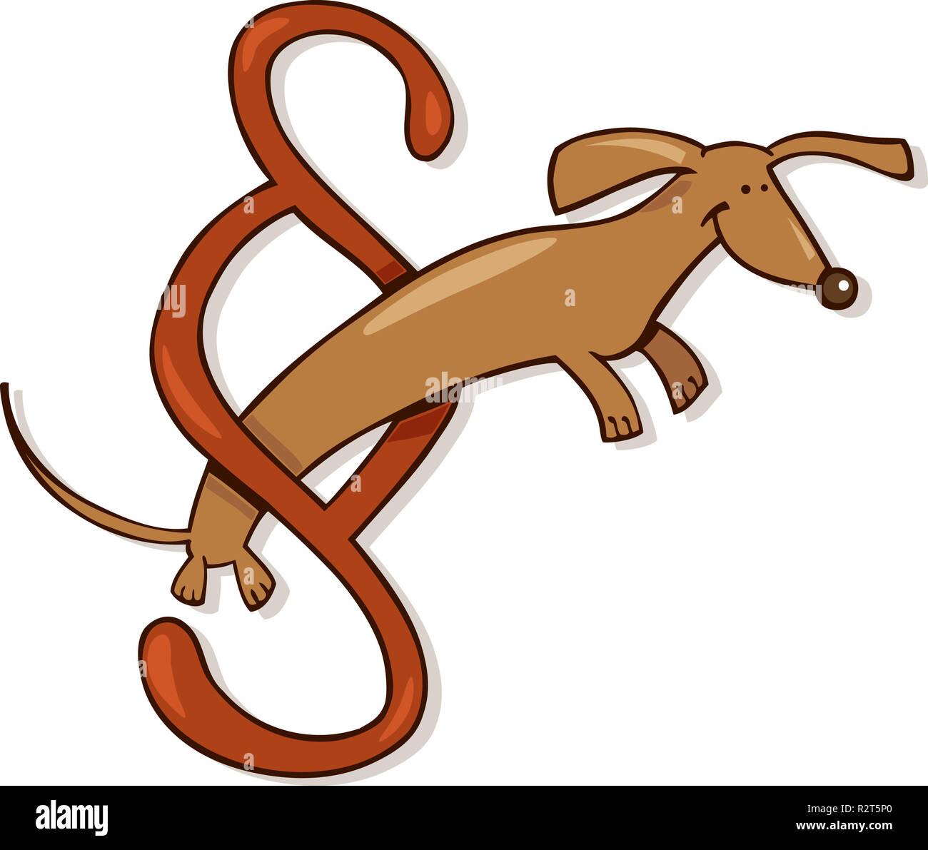 Cartoon illustration dog judge hi-res stock photography and images - Alamy