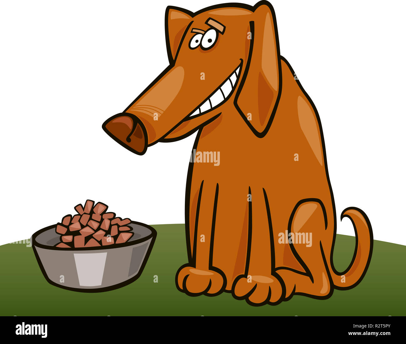 Cartoon Dog Bowl High Resolution Stock Photography and Images - Alamy