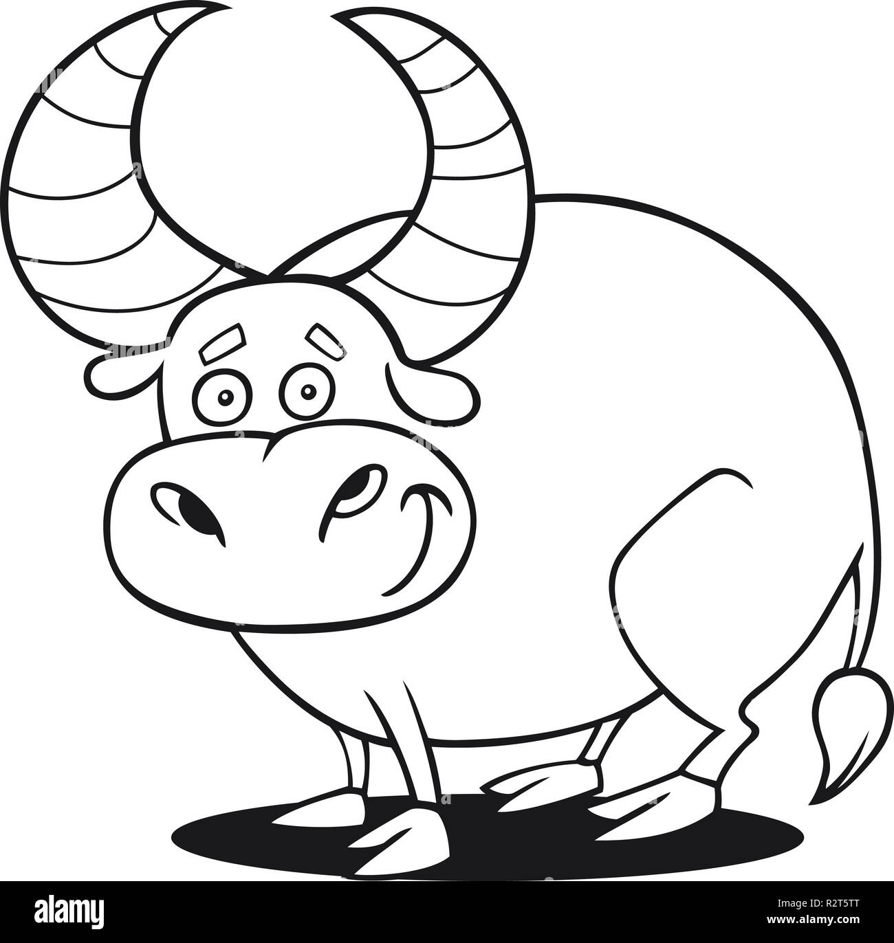 Black White Cartoon Illustration Ox Stock Photos & Black White Cartoon ... Black White Cartoon Illustration Ox Stock Photos & Black White Cartoon ...