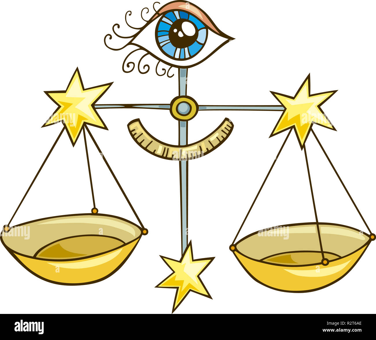 Astrology star sign scales balance hi-res stock photography and images ...