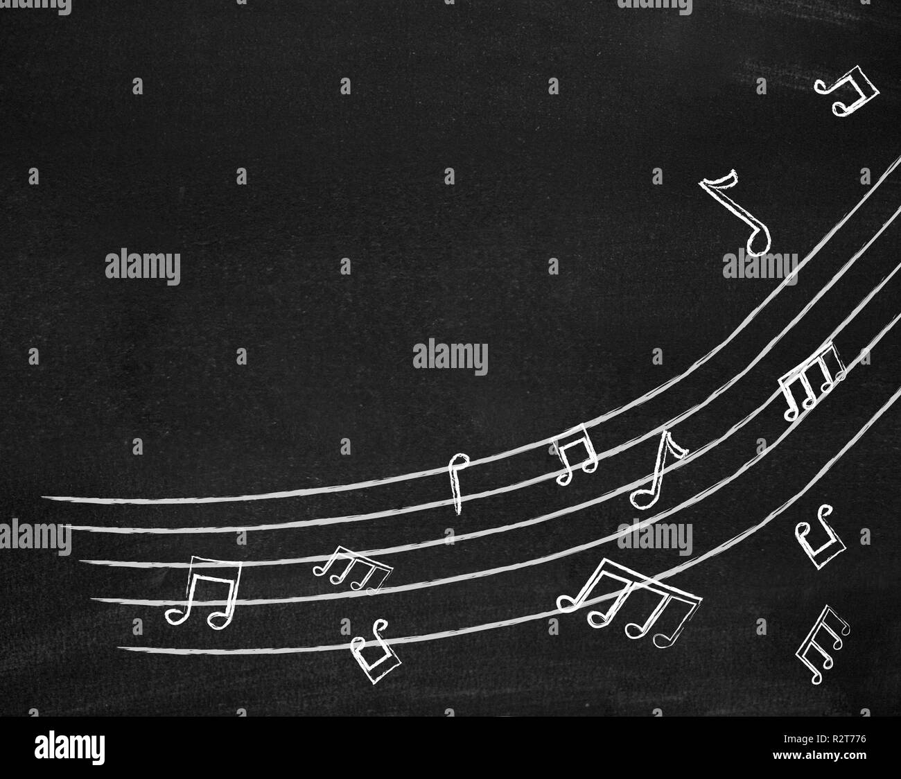 Staff notation Black and White Stock Photos & Images - Alamy