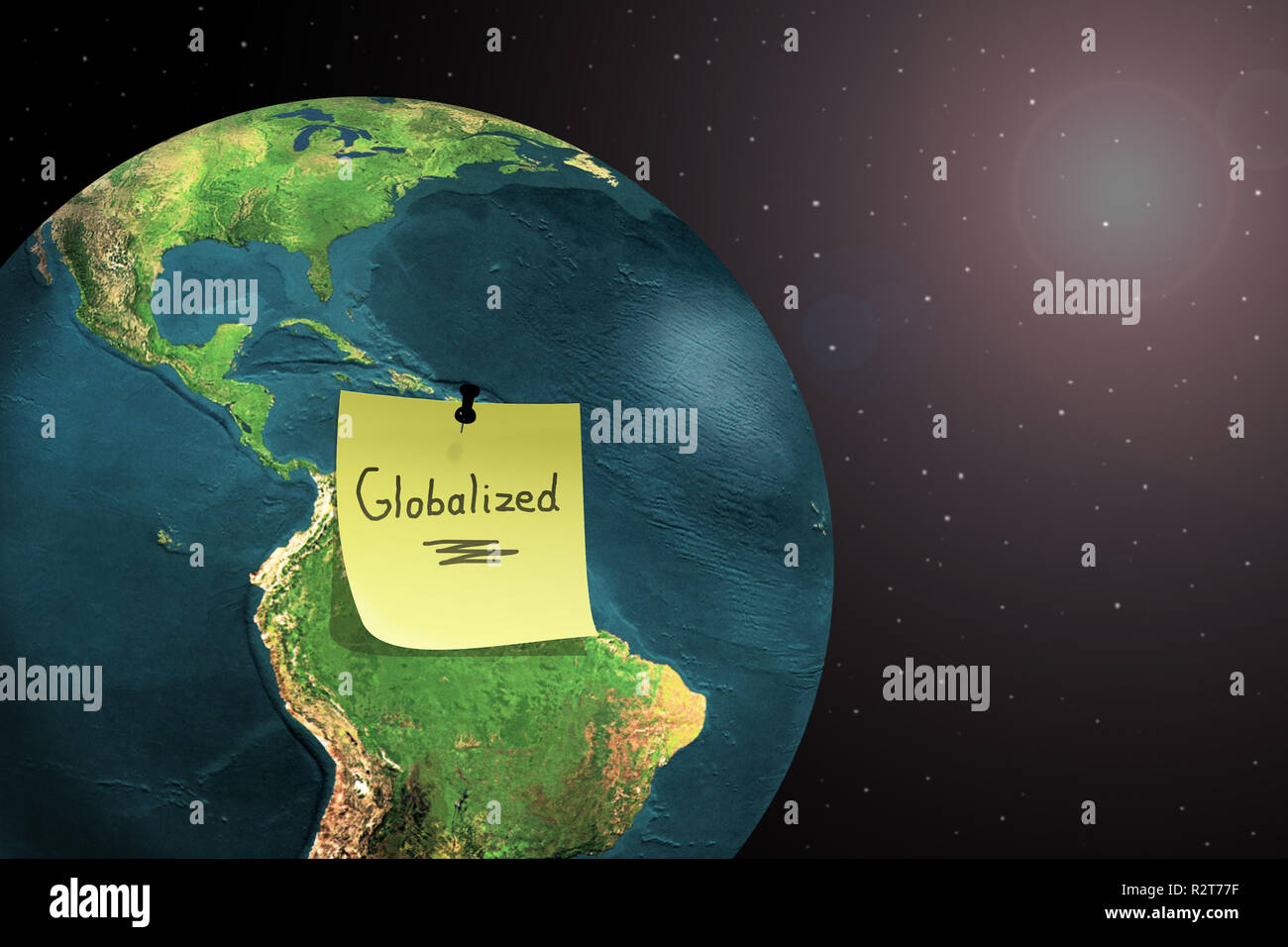 Globalisation illustration hi-res stock photography and images - Alamy