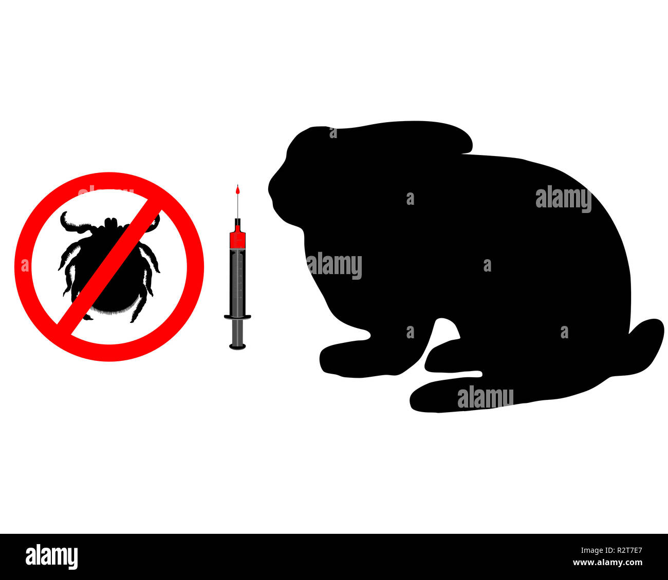 vaccination for rabbits Stock Photo - Alamy